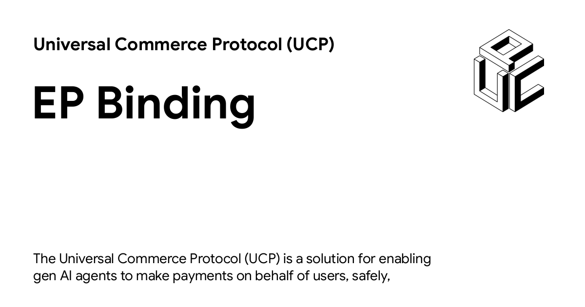 EP Binding - Universal Commerce Protocol (UCP)